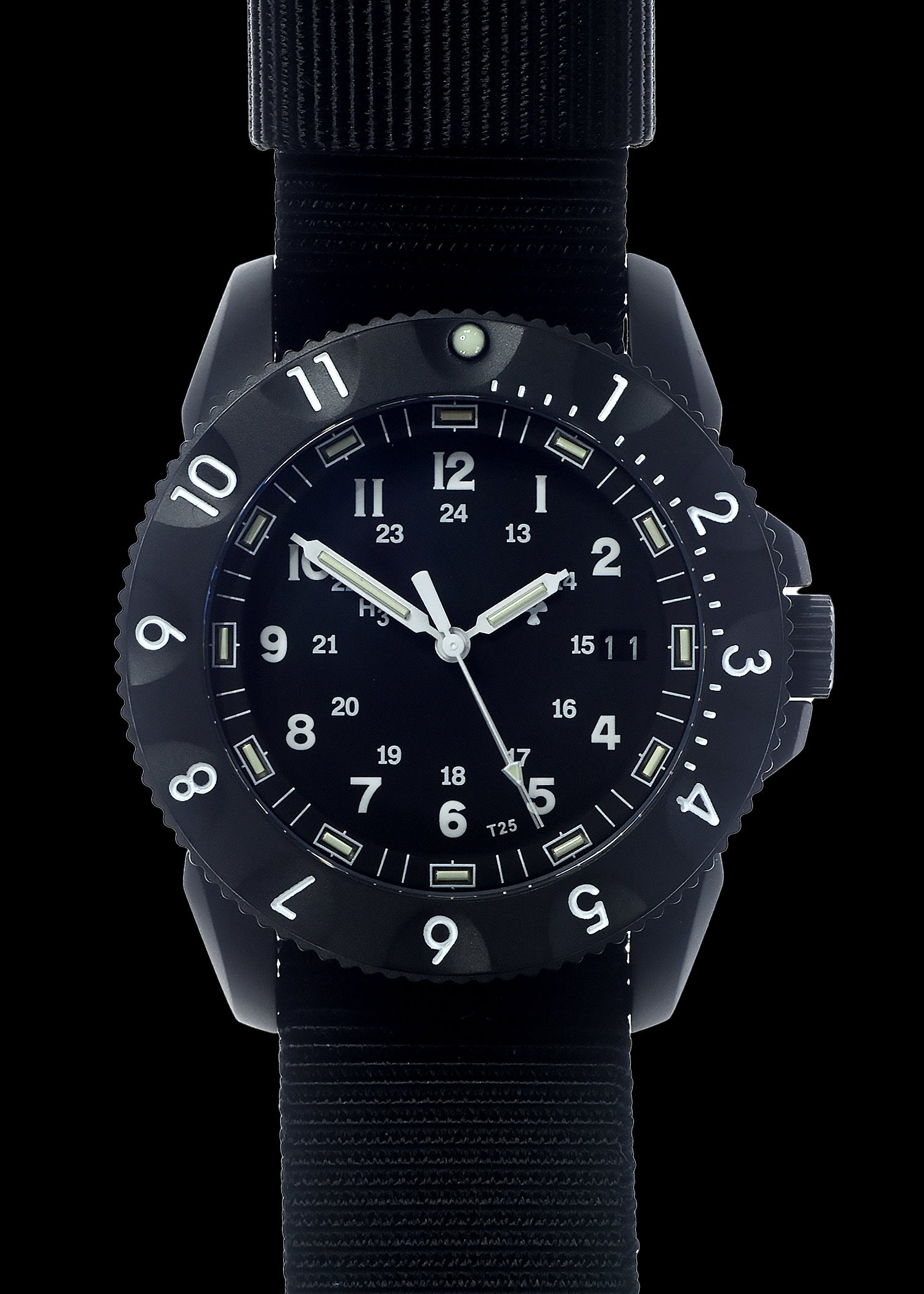 MWC P656 2025 Model PVD Tactical Series Watch with GTLS Tritium, Sapph